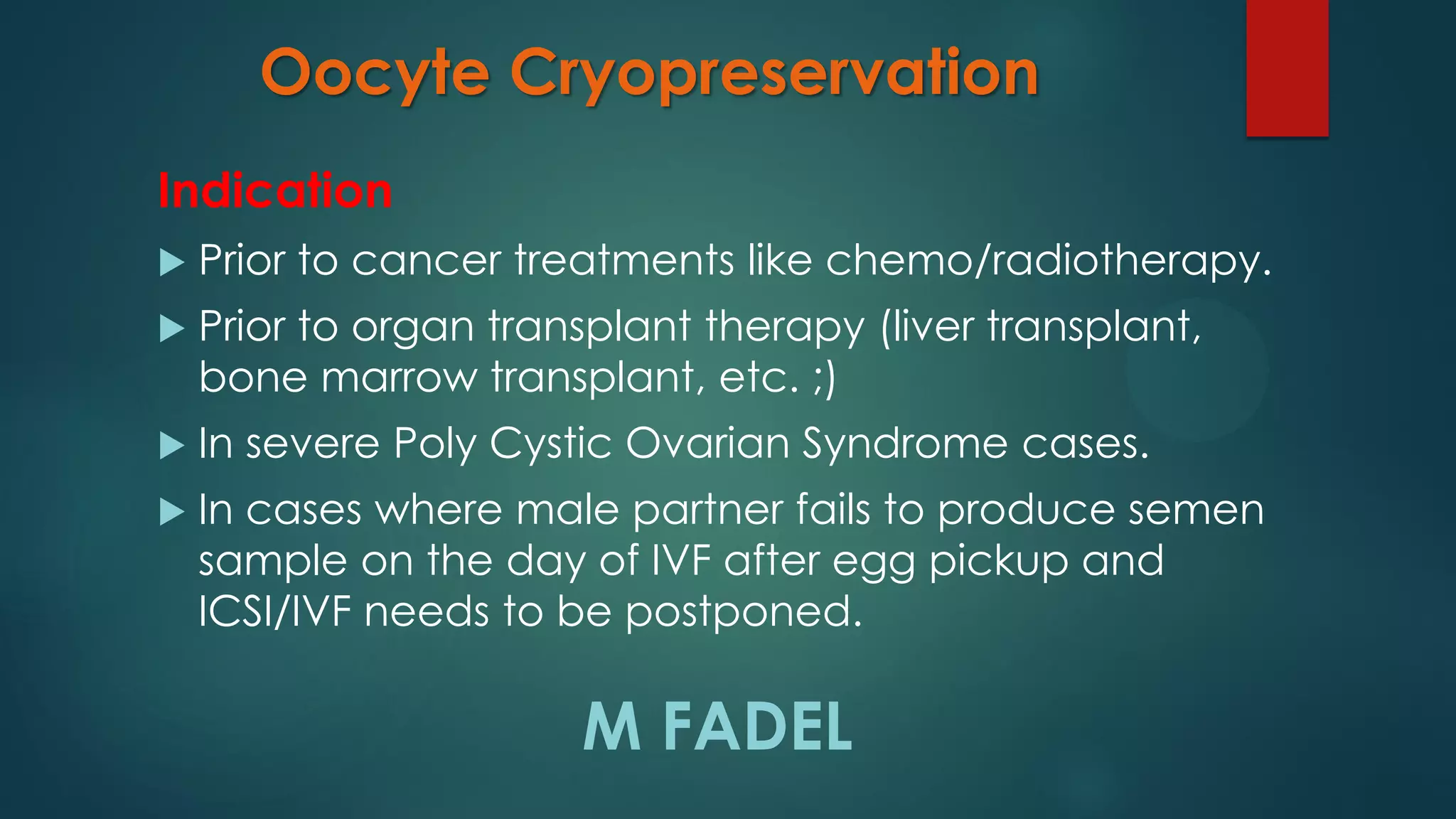 An Overview on Embryos Cryopreservation & Vitrification | PDF