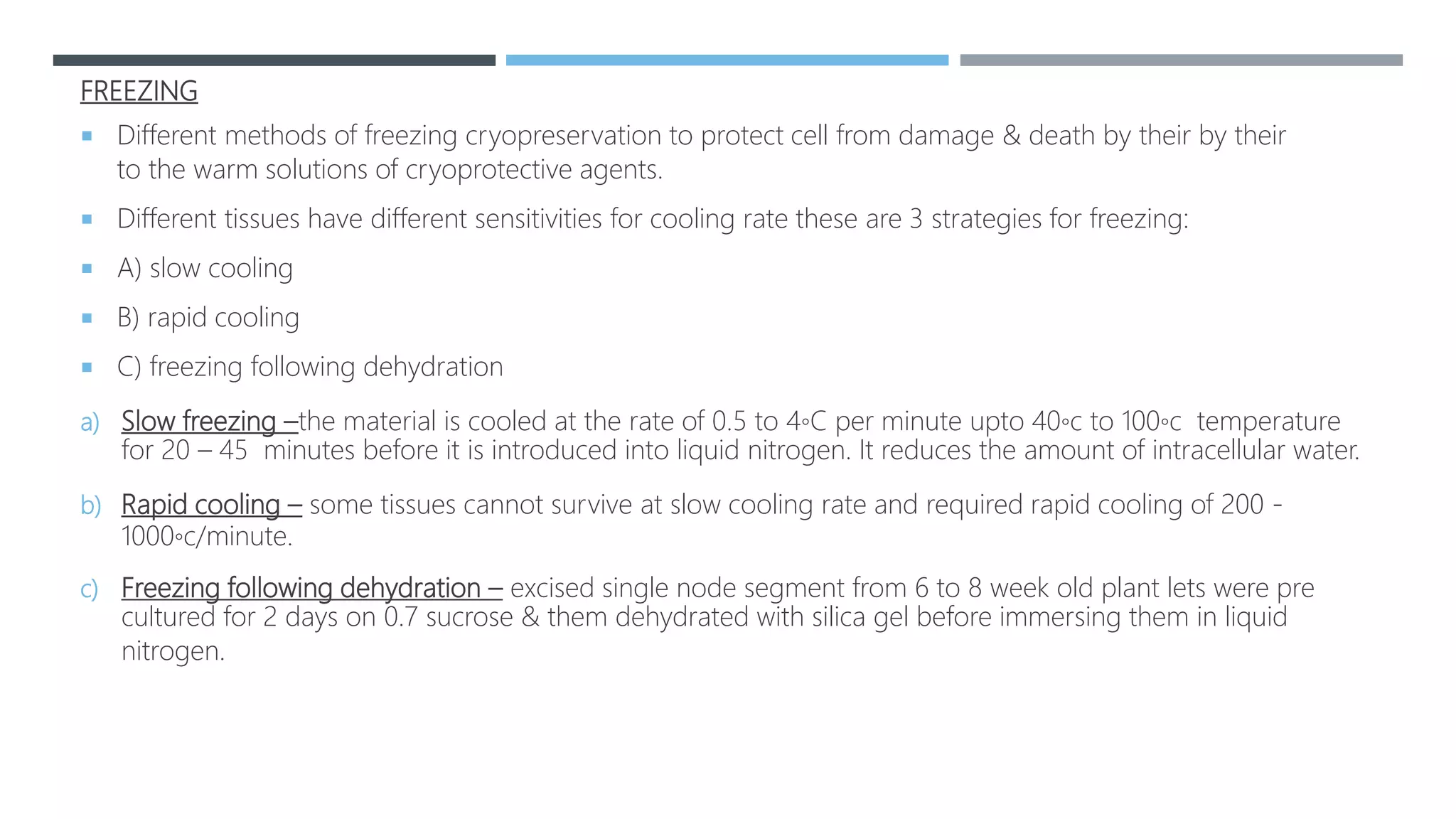 Cryopreservation | PPTX