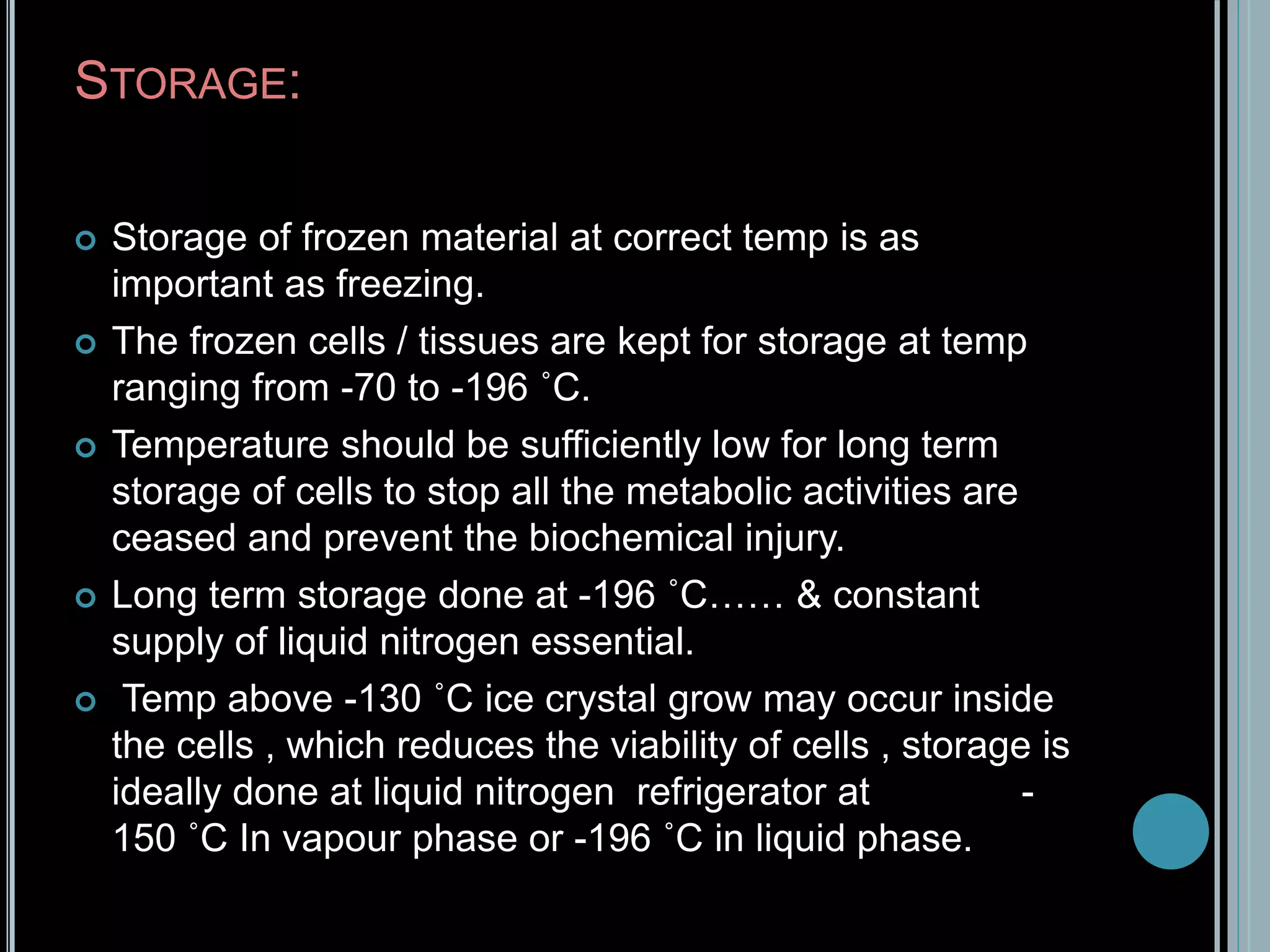 Cryopreservation | PPTX