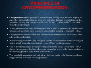 Cryopreservation | PPT