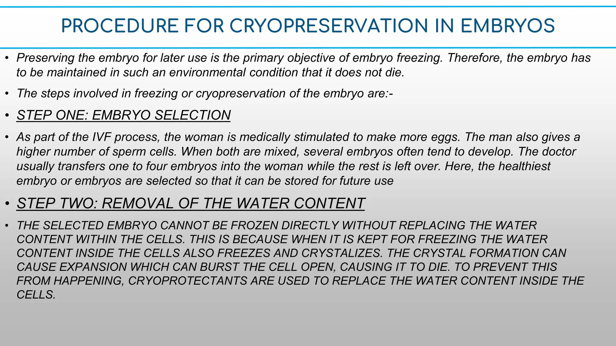 Cryopreservation of tissues , cell n ova .pptx