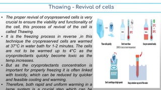 Cryopreservation of tissues , cell n ova .pptx