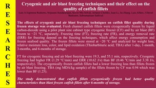 Cryopreservation of Food Products | PPTX