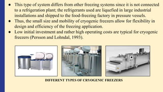 Cryopreservation of Food Products | PPTX