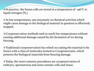 Cryopreservation src | PPTX