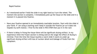 Cryoscetioning day1 | PPTX | Chemistry | Science