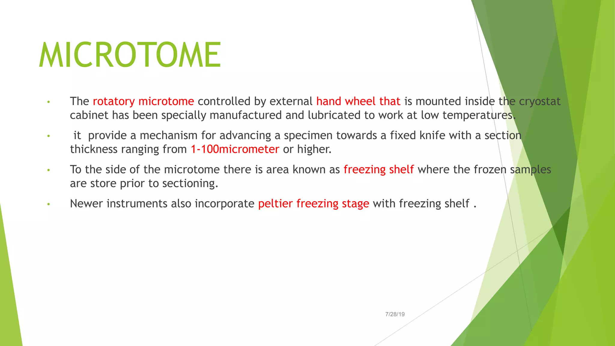 CRYOSTAT-FROZEN SECTION | PPT