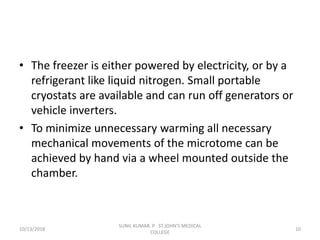 Cryostat and frozen section | PPTX