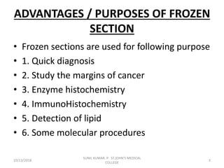 Cryostat and frozen section | PPTX