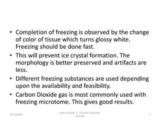 Cryostat and frozen section | PPTX