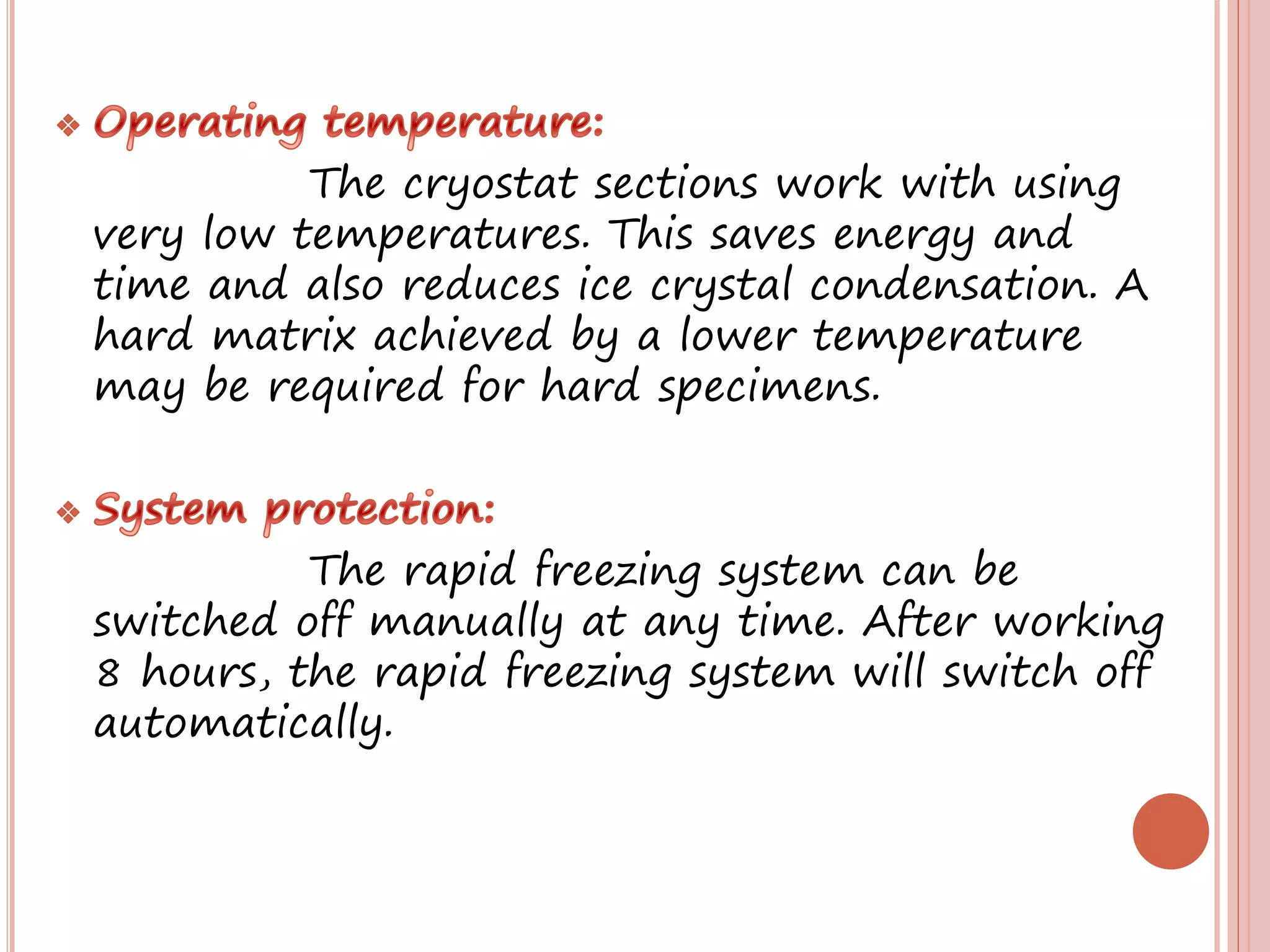 Histopathology - CRYOSTAT | PPTX