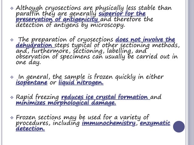 Histopathology - CRYOSTAT | PPTX