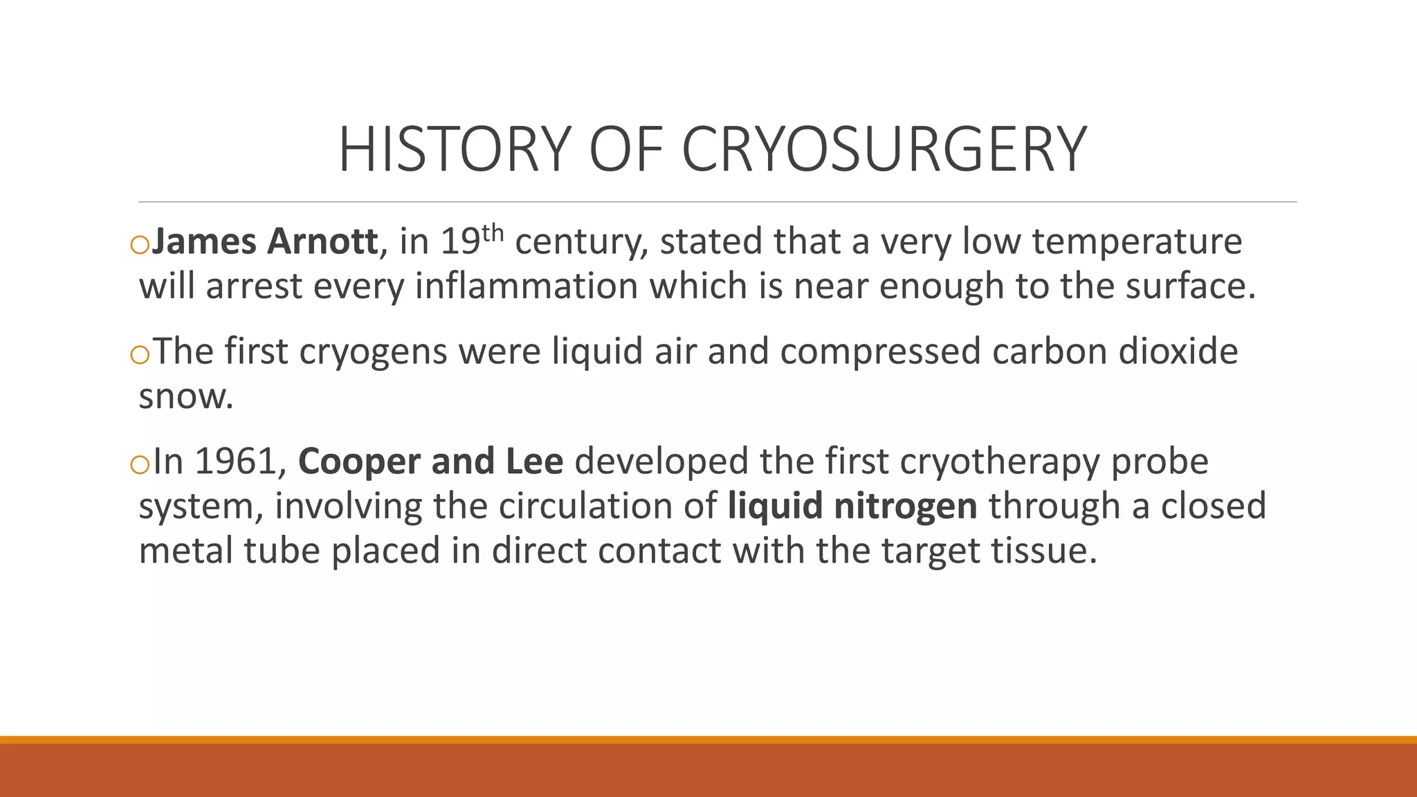 Cryosurgery | PPTX