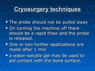 Cryosurgery | PPT