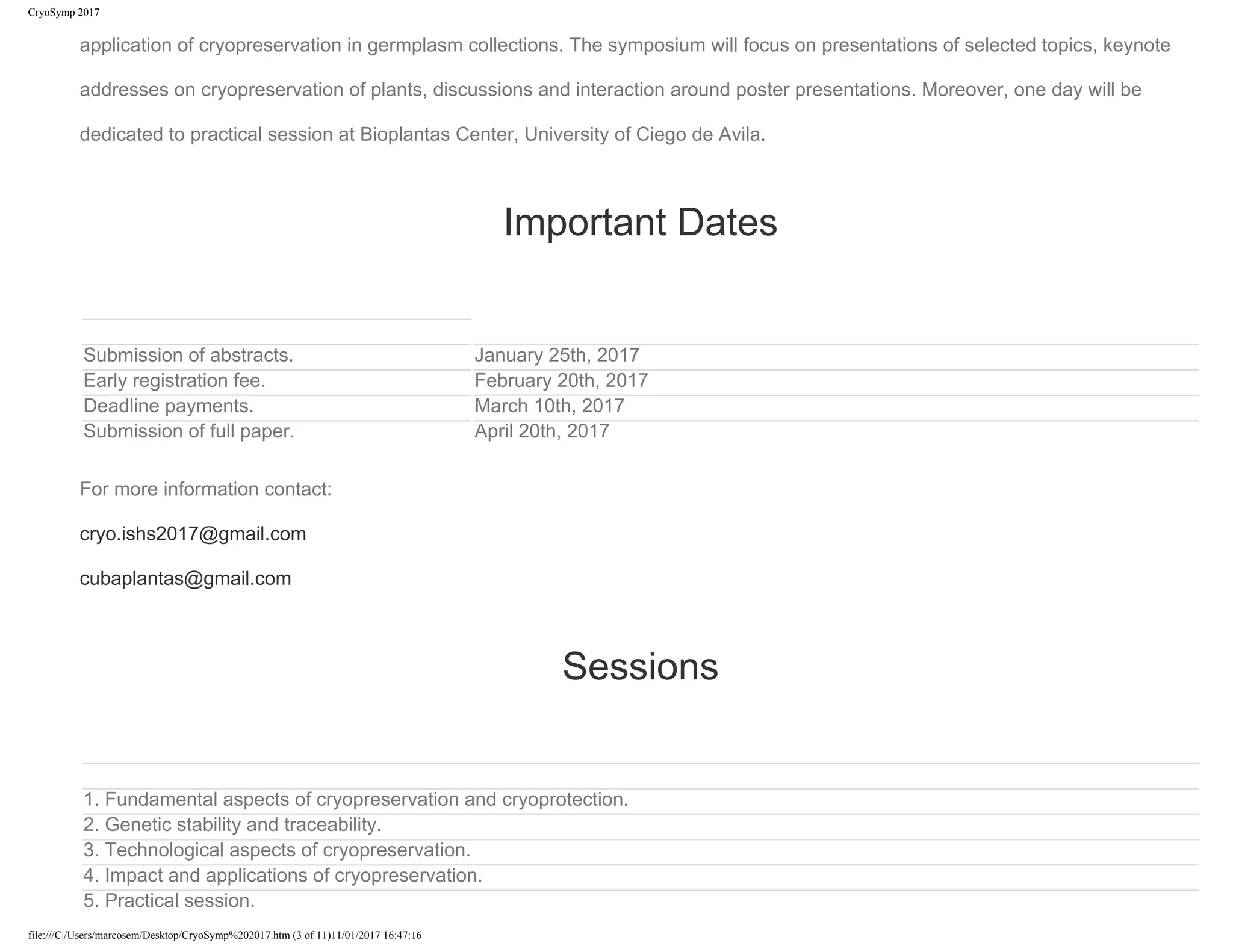 Cryo symp 2017 | PPT