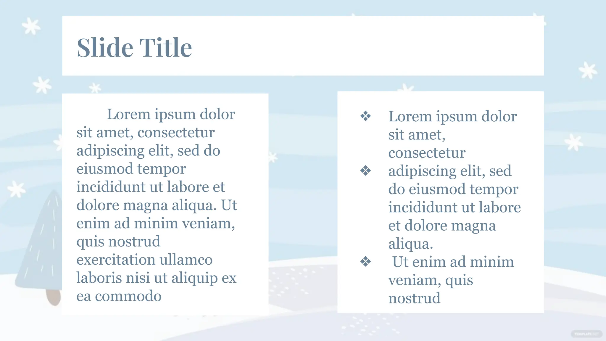 Multipurpose Winter Presentation Template | PDF
