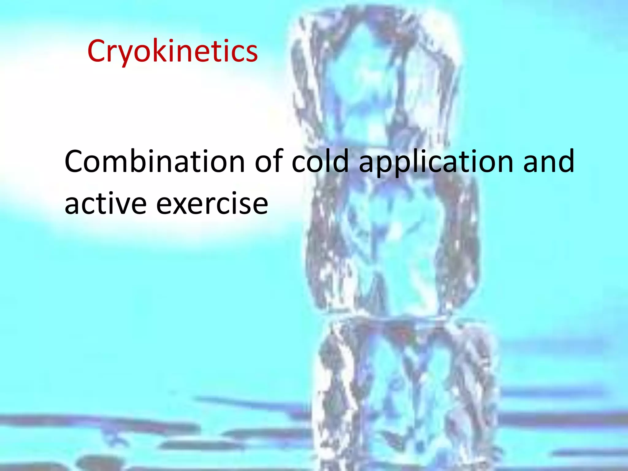 Cryotherapy | PPTX