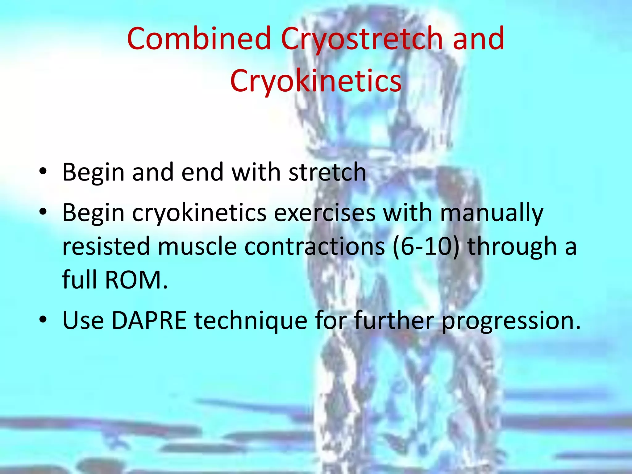Cryotherapy | PPTX