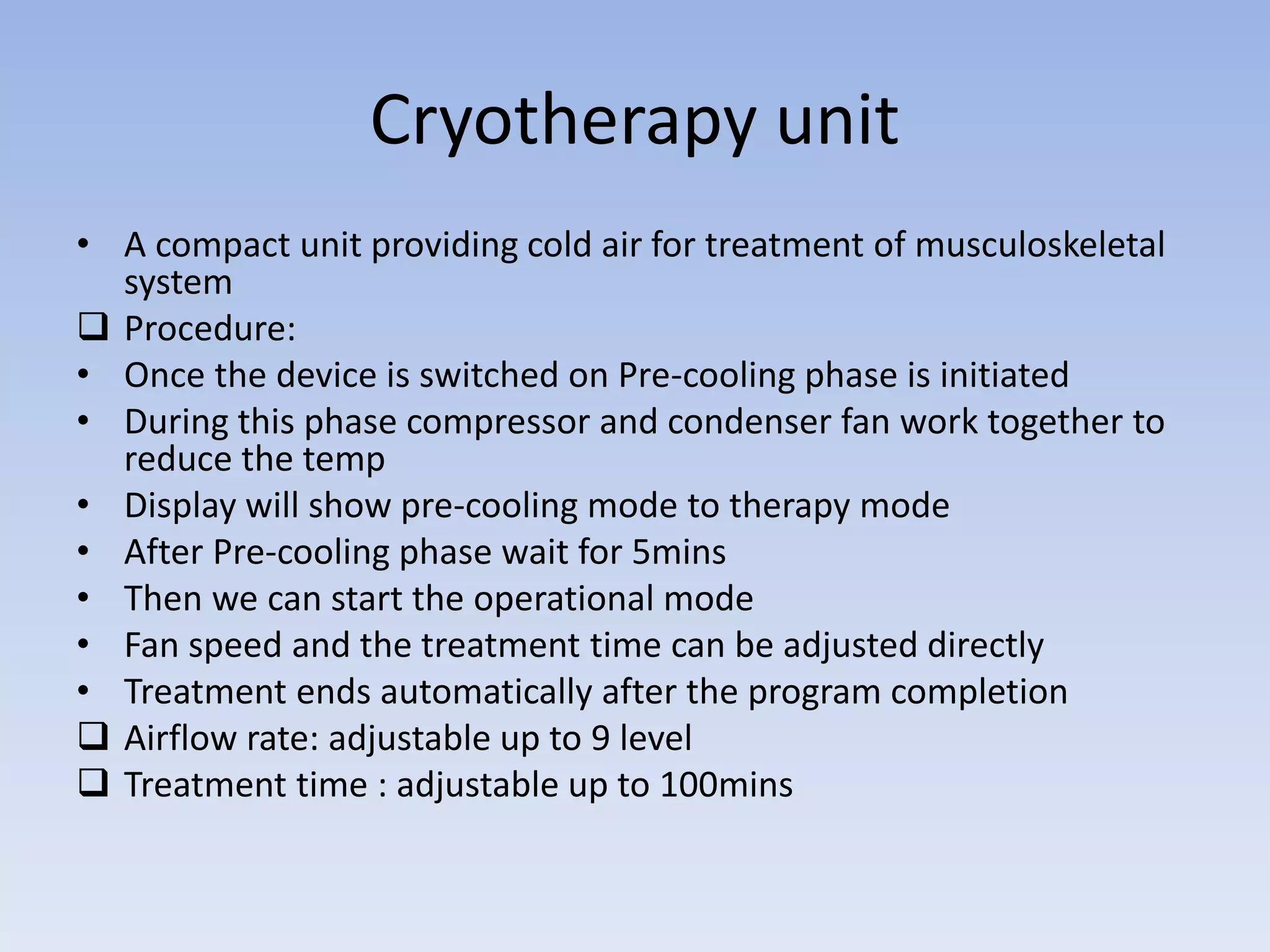 Cryotherapy | PPTX