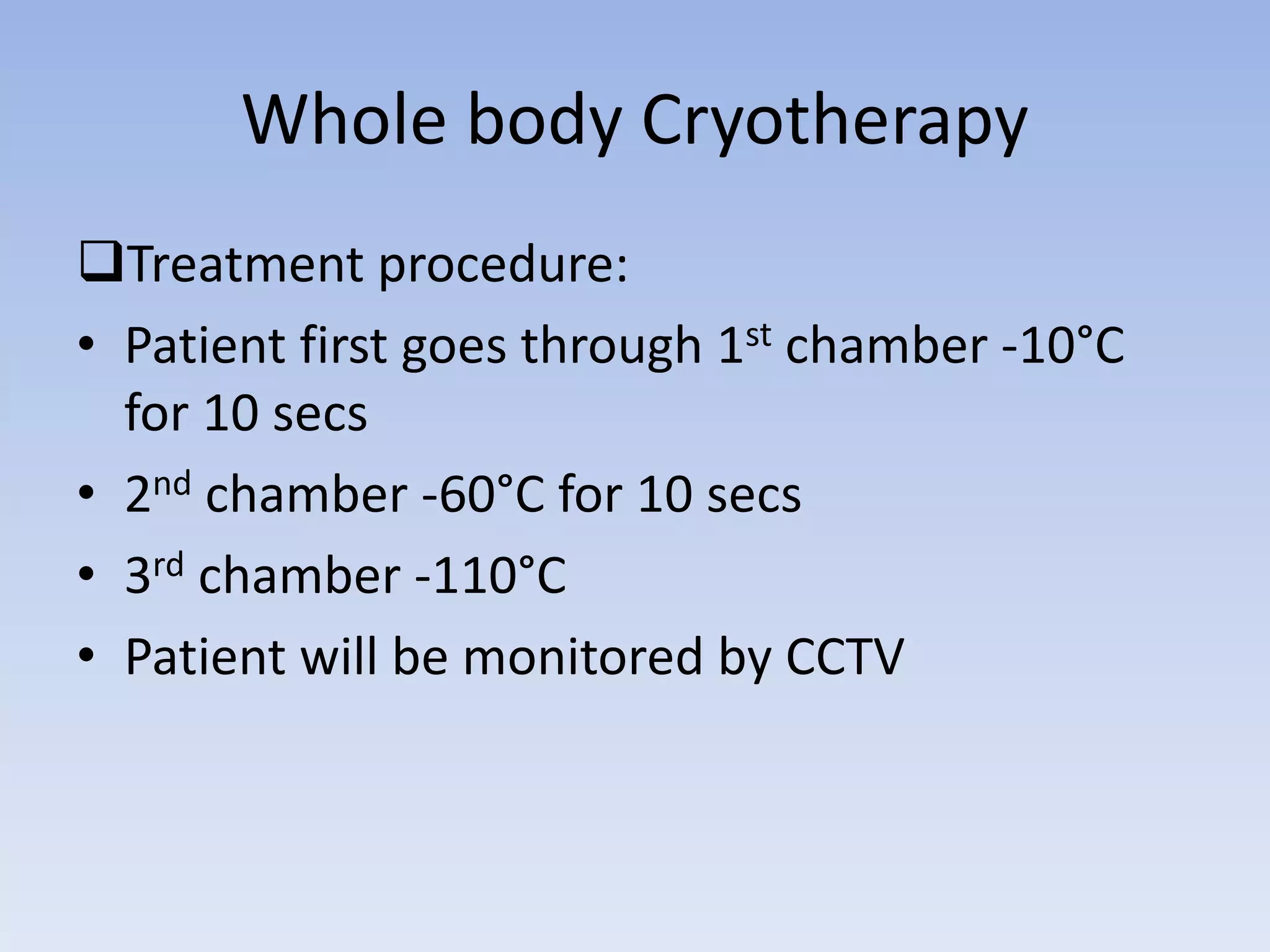 Cryotherapy | PPTX