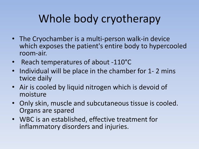 Cryotherapy | PPTX | First Aid | Injuries