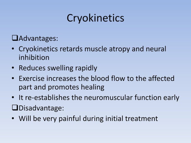 Cryotherapy | PPTX | First Aid | Injuries