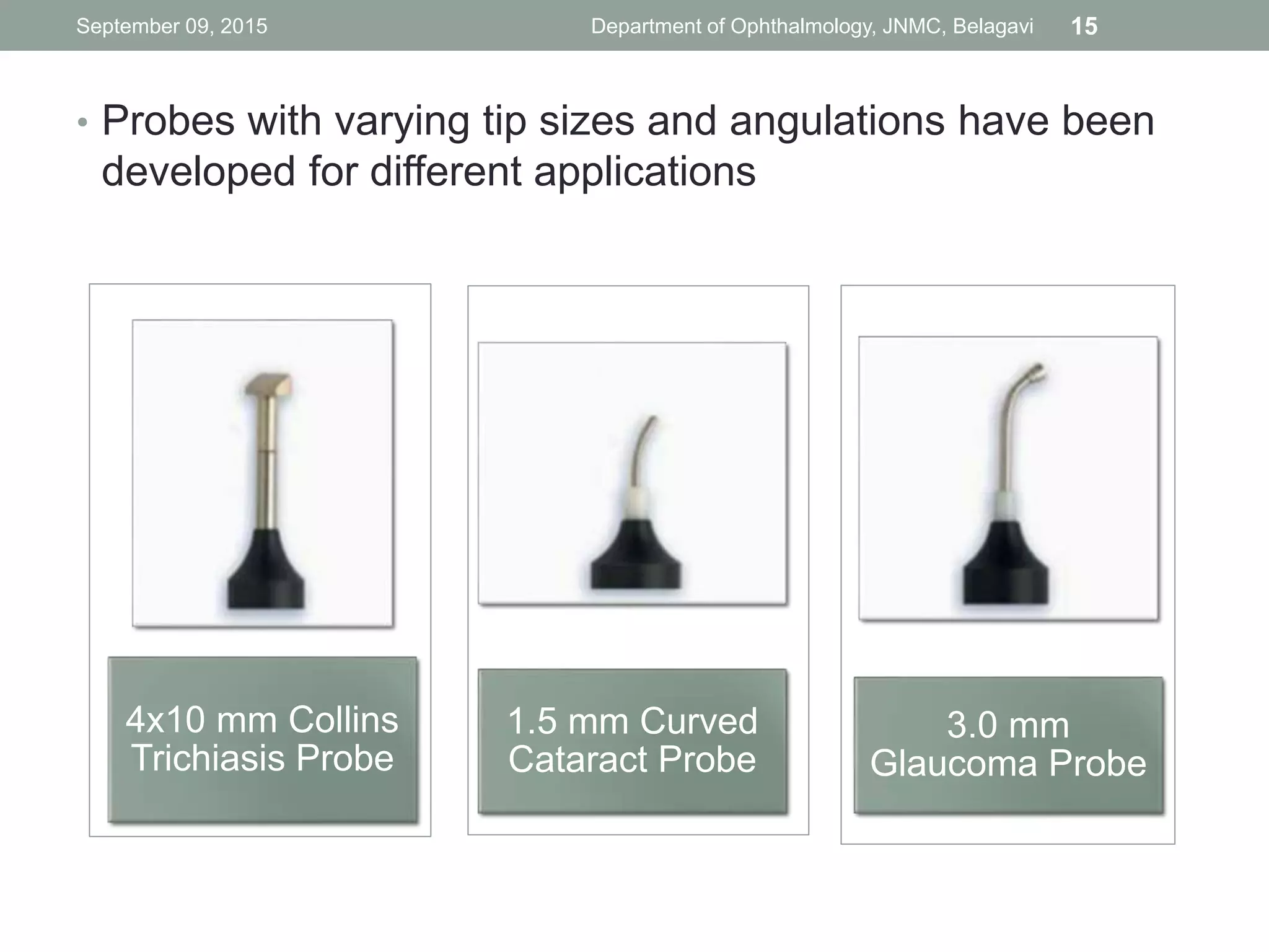 Cryotherapy in Ophthalmology | PPTX
