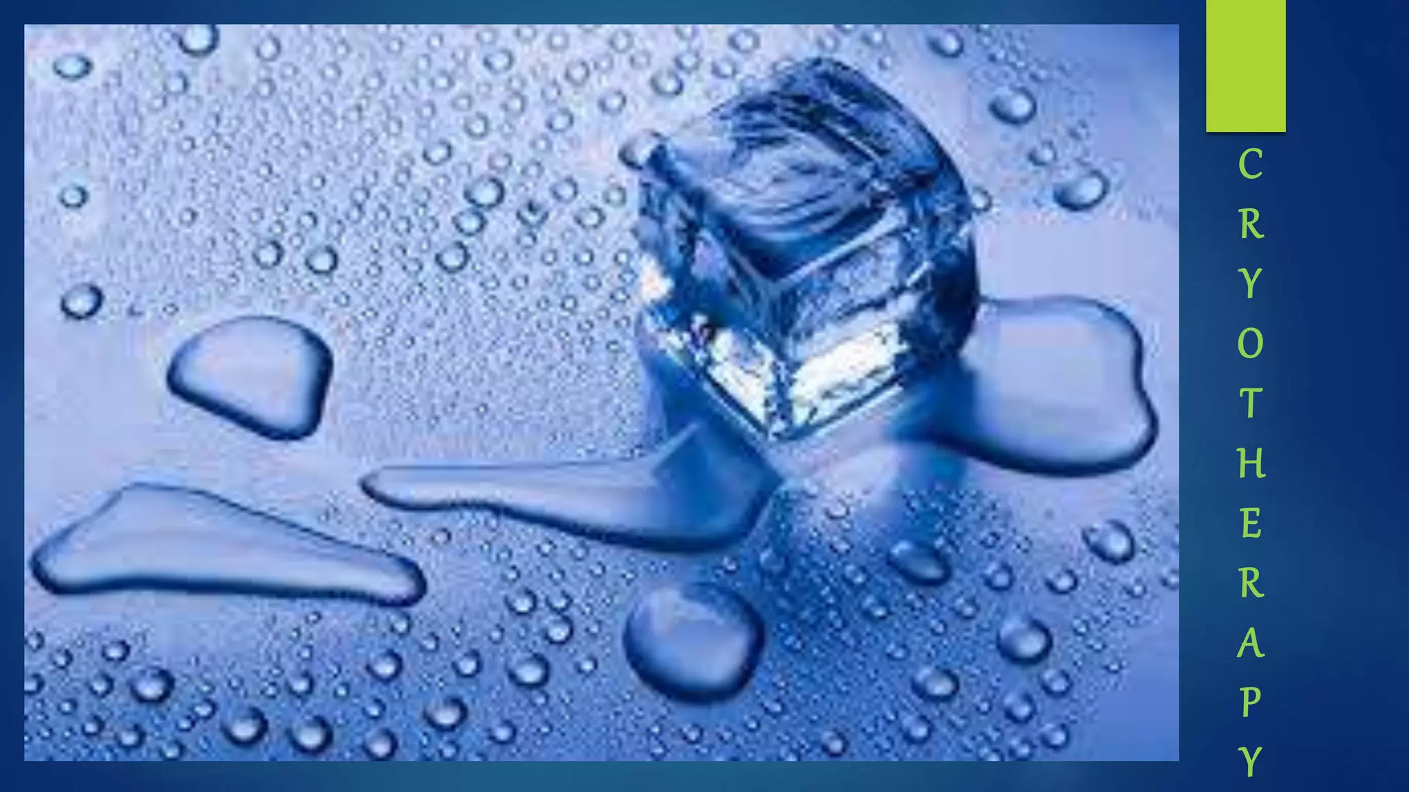 Cryotherapy | PPTX