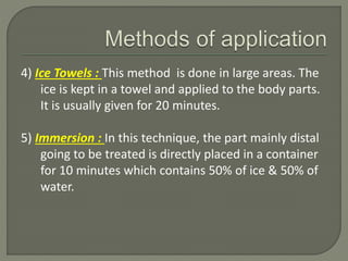 Cryotherapy | PPTX