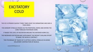 Cryotherapy.(.physiotherapy management) | PPTX