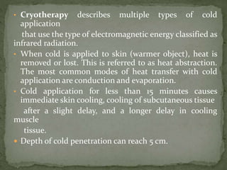 Cryotherapy | PPT