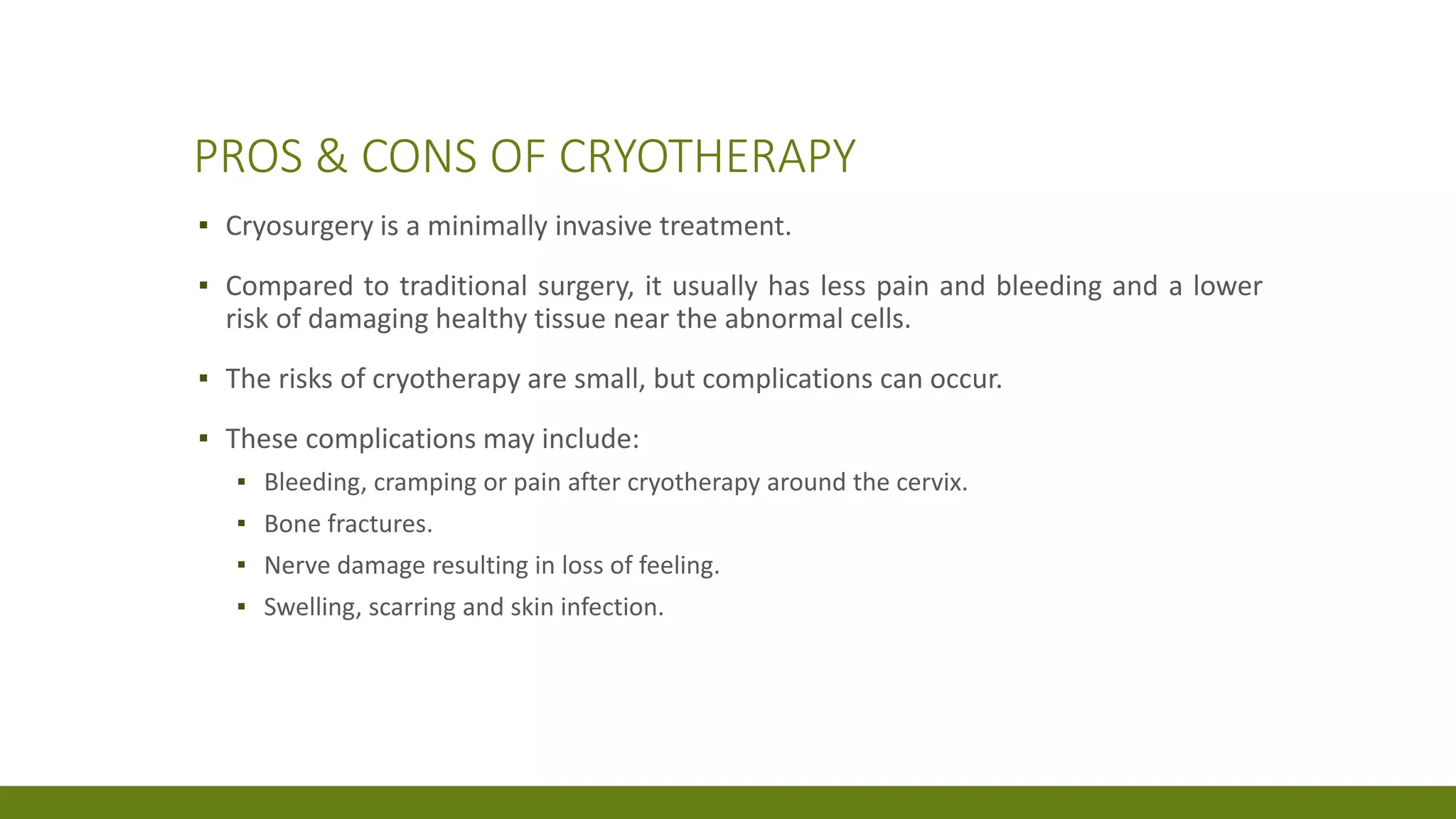 Cryotherapy | PPT