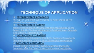 Cryotherapy By Rudra Mistry | PPTX
