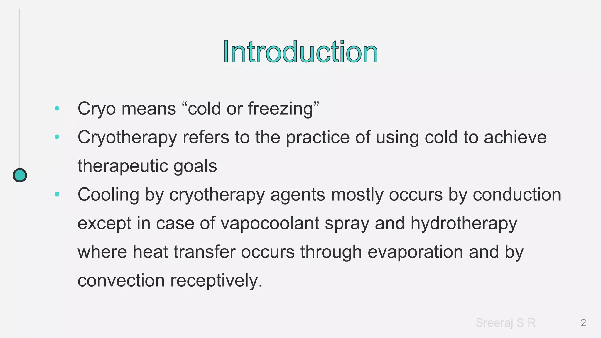 Cryotherapy | PPTX
