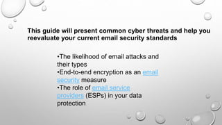 Email established keys privacy | PPTX