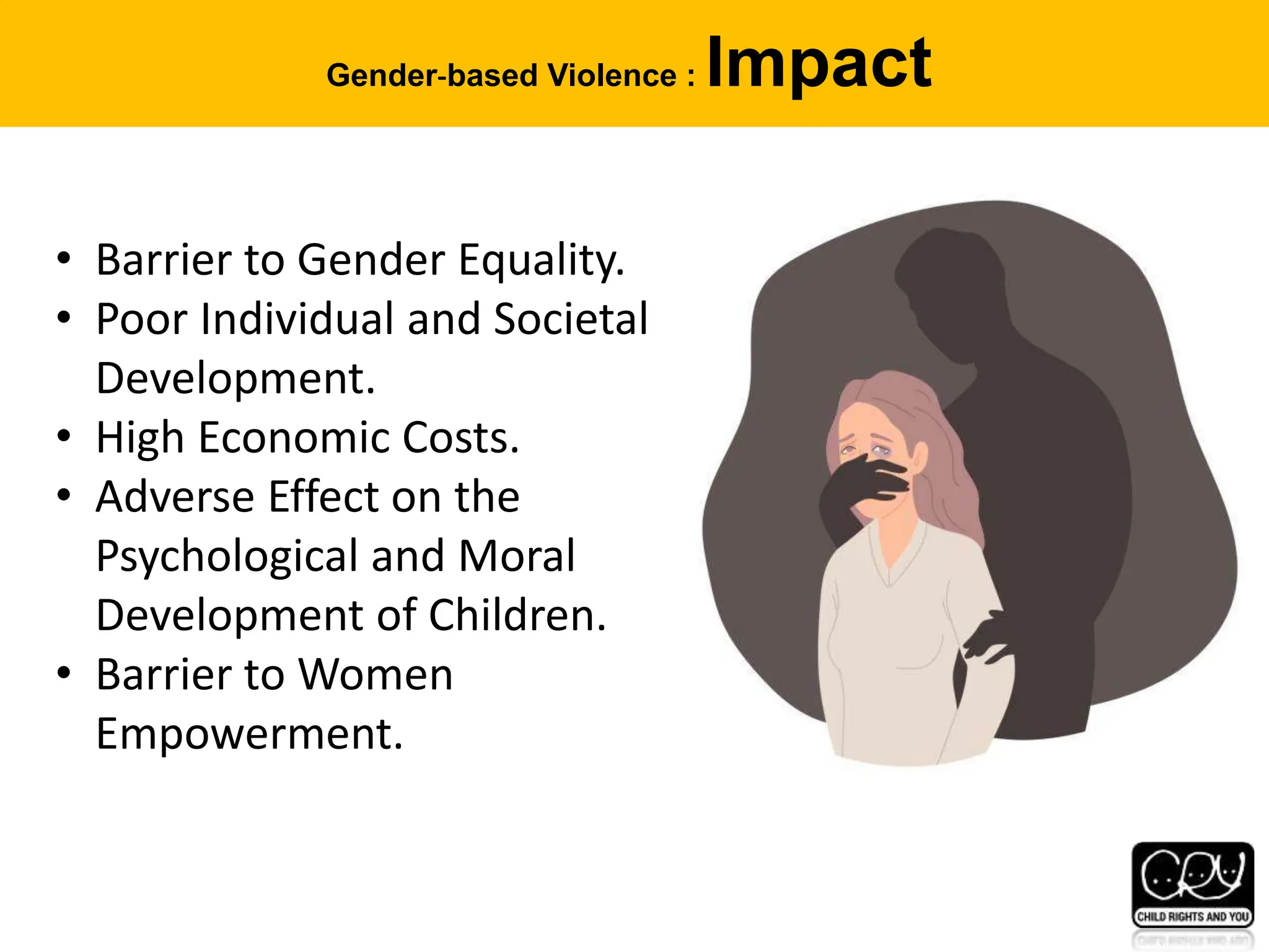 CRY Presentation - Gender Based Violence | PPT
