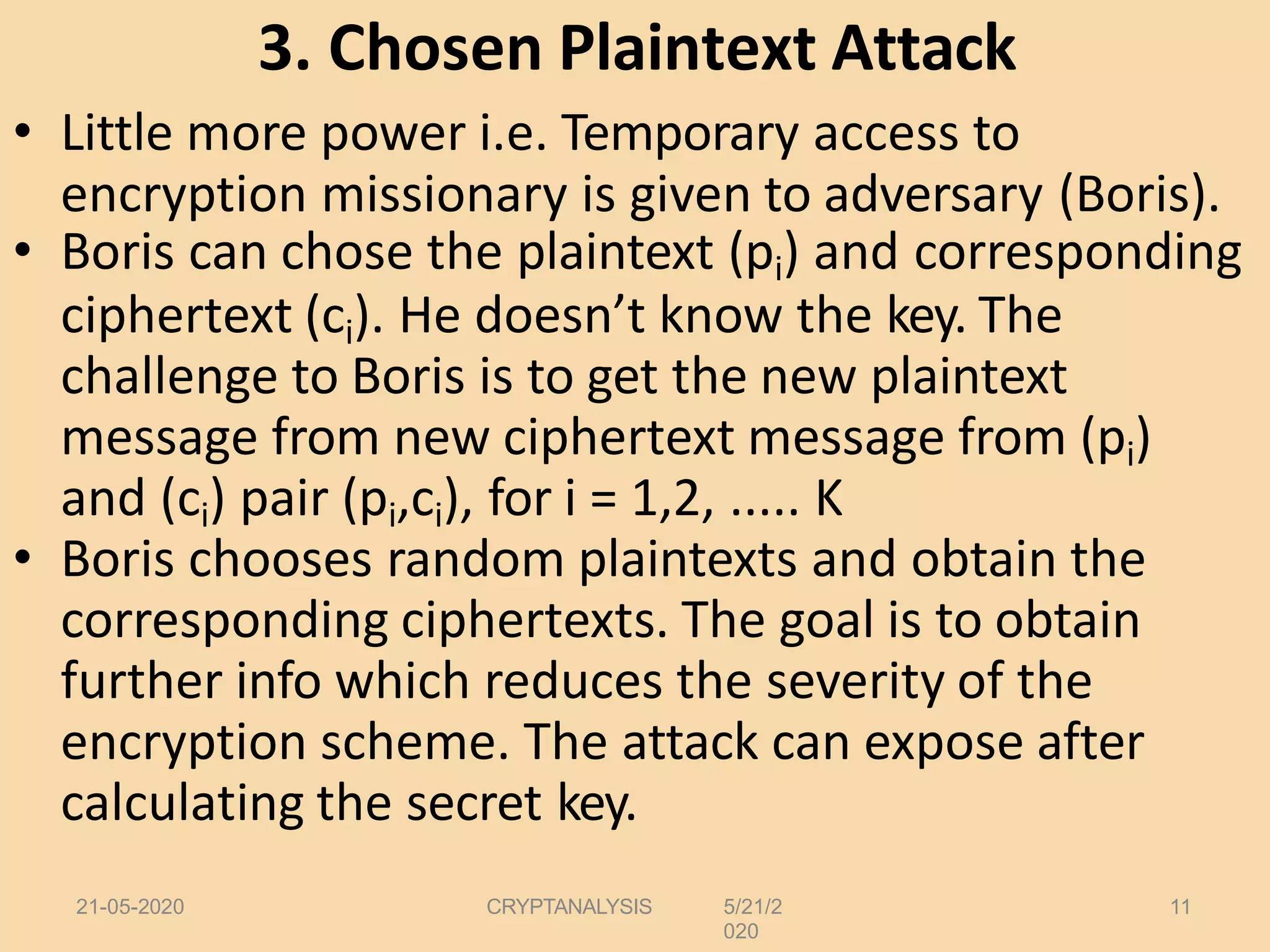 Cryptanalysis by savyasachi | PDF