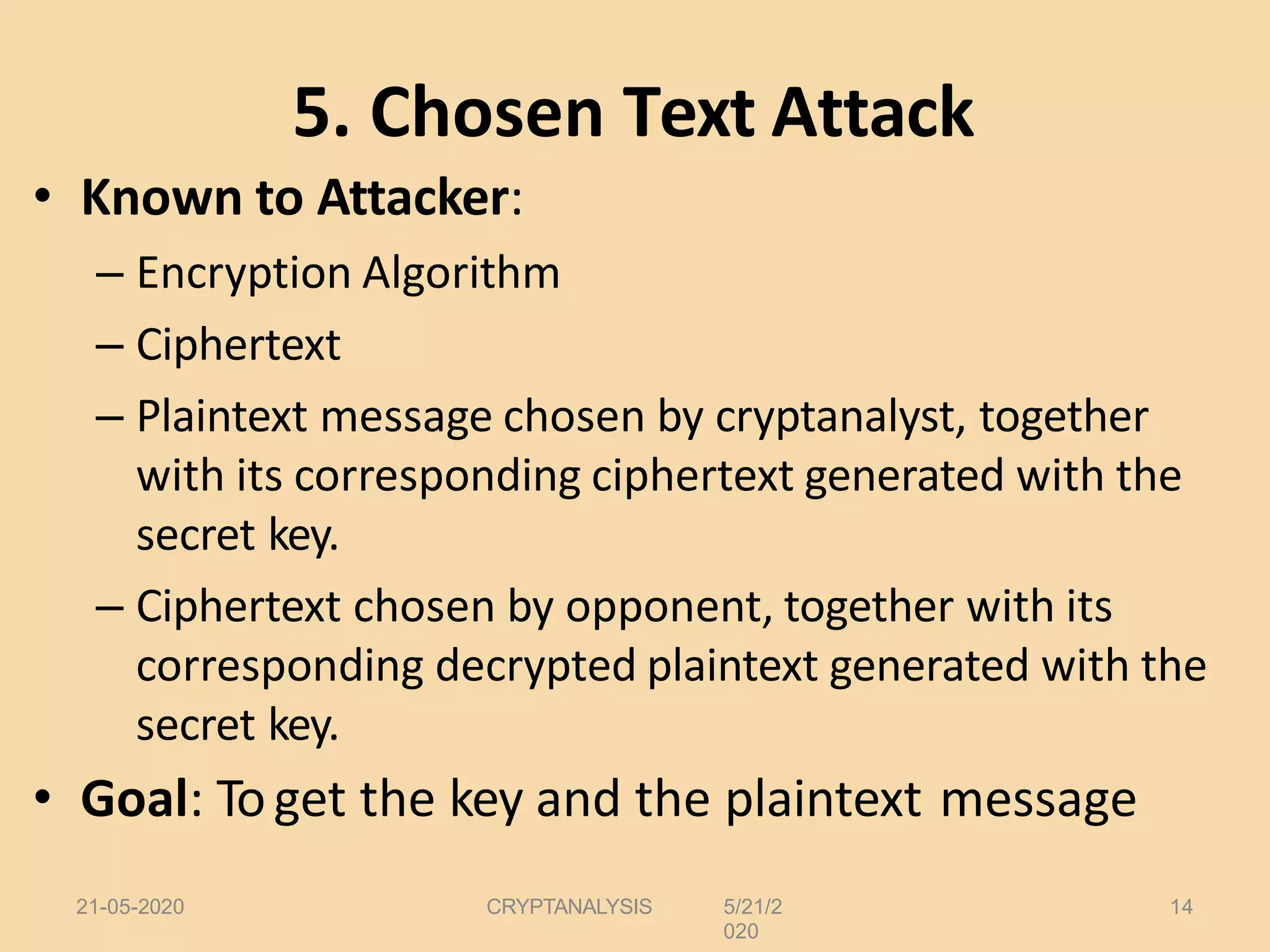 Cryptanalysis by savyasachi | PDF