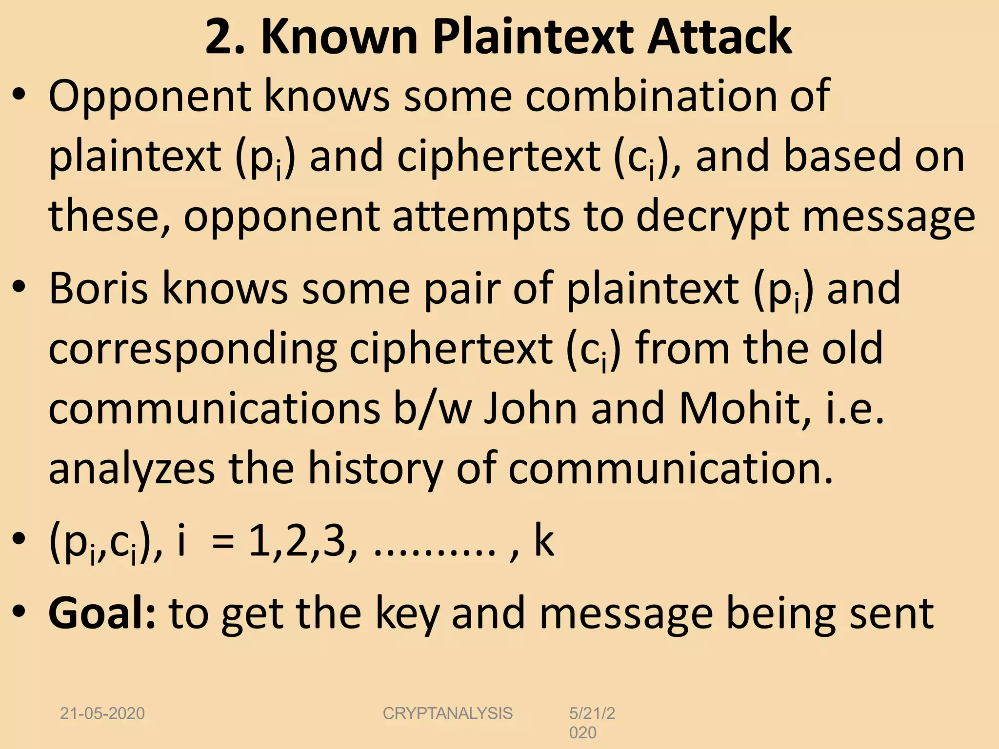 Cryptanalysis by savyasachi | PDF
