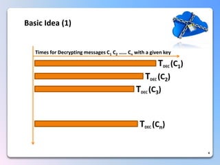 Cryptanalytic timing attacks 1 | PPT