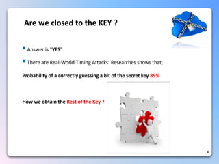 Cryptanalytic timing attacks 1 | PPT