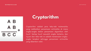 Cryptarithm: Teka-teki Matematika (Omnas) | PDF