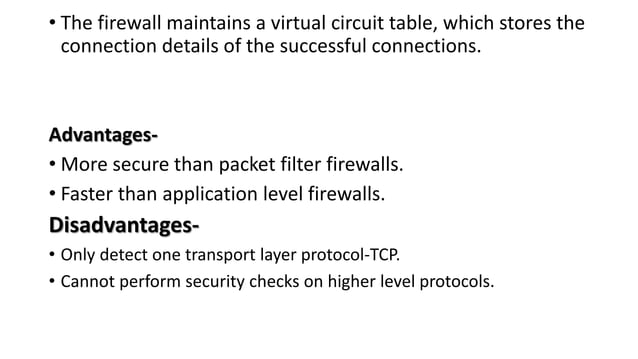 Firewall Design and Implementation | PPTX