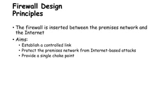 Firewall Design and Implementation | PPTX