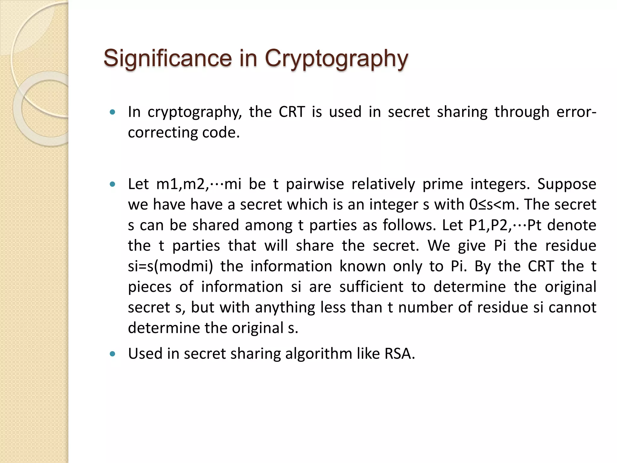 Basics of Mathematical Cryptography | PPT Basics of Mathematical Cryptography | PPT