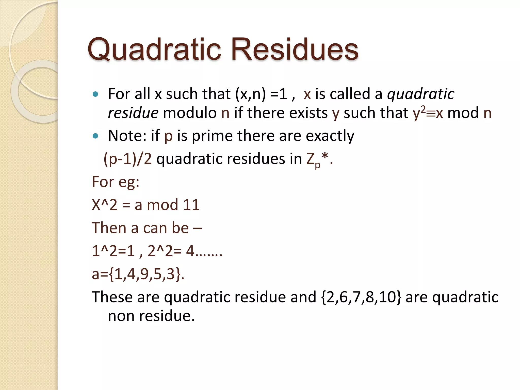 Basics of Mathematical Cryptography | PPTX