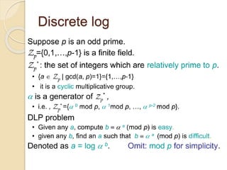 Basics of Mathematical Cryptography | PPTX