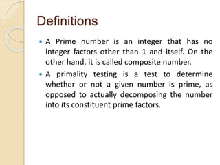 Basics of Mathematical Cryptography | PPTX