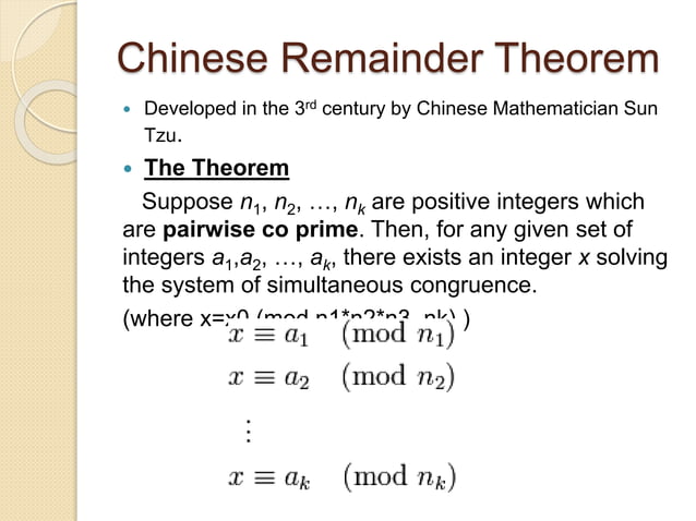 Basics of Mathematical Cryptography | PPTX