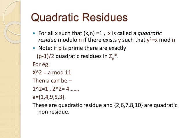 Basics of Mathematical Cryptography | PPTX